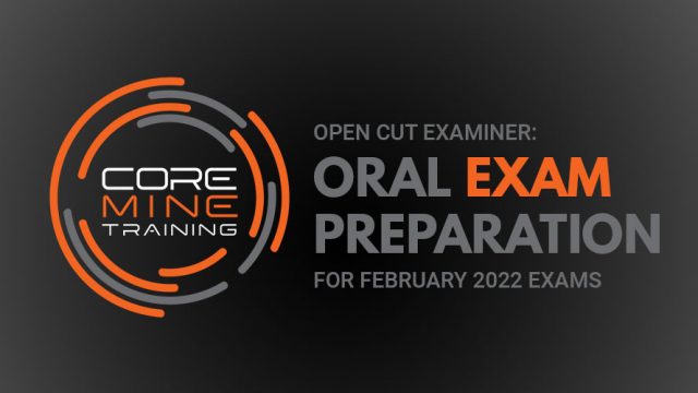 OCE Orals Preparation - Core Mine